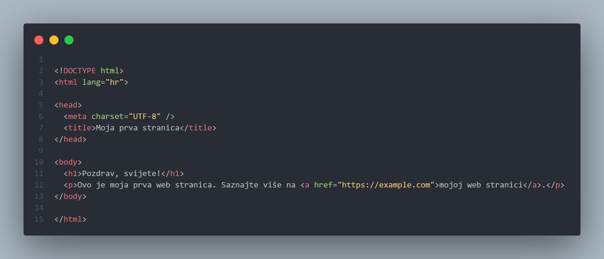Osnove HTML-a vodič za početnike | Web Dance Development